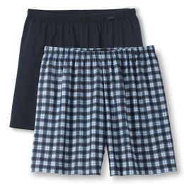 Calida Prints Benefits 2P Herren Web-Boxershorts