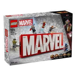 Lego&reg; MARVEL Logo & Minifiguren