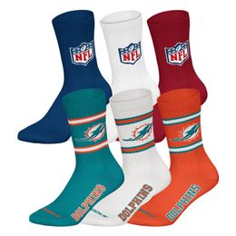 NFL 6Pack Crew Socks Unisex Socken