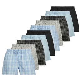 Jack & Jones JACMILANO WOVEN BOXERS 10 PACK Herren Web-Boxershorts