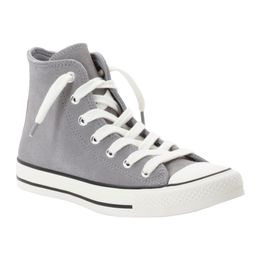 Sneaker Converse "CHUCK TAYLOR ALL STAR COLORFUL SUEDE", Herren, Gr. 37,5, schwarz (classic grau, egret, schwarz), Leder, Schuhe Sneaker
