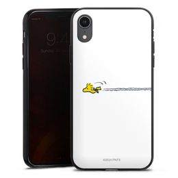 DeinDesign iPhone Xr Handy Silikon H&uuml;lle Case schwarz Handyh&uuml;lle Peanuts Official Licensed Product Children