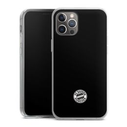 DeinDesign iPhone 12 Pro Max Handy Silikon H&uuml;lle Case transparent Handyh&uuml;lle Official Licensed Product Fc Bayern M&uuml;nchen Fcb Silikon Case