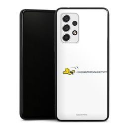 DeinDesign Galaxy A53 5G Handy Silikon H&uuml;lle Case schwarz Handyh&uuml;lle Peanuts Children Official Licensed Product