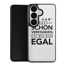 DeinDesign Galaxy S26 Handy Slim Case extra d&uuml;nn Silikon Handyh&uuml;lle schwarz H&uuml;lle Spruch Sayings Statement Silikon Slim Case