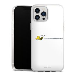 DeinDesign iPhone 13 Pro Max Handy Silikon H&uuml;lle Case transparent Handyh&uuml;lle Peanuts Official Licensed Product Children Silikon Case