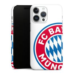 DeinDesign iPhone 14 Pro Max Handy Premium Case Smartphone Handyh&uuml;lle Schutzh&uuml;lle matt Logo Fc Bayern M&uuml;nchen Fcb Premium Case