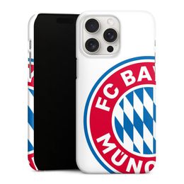 DeinDesign iPhone 15 Pro Max Handy Premium Case Smartphone Handyh&uuml;lle Schutzh&uuml;lle matt Logo Fc Bayern M&uuml;nchen Fcb Premium Case
