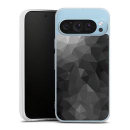 DeinDesign Google Pixel 9 Pro Handy Silikon H&uuml;lle Case transparent Handyh&uuml;lle Muster Mosaic Tarnmuster Silikon Case