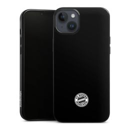 DeinDesign iPhone 14 Plus Handy Silikon H&uuml;lle Case schwarz Handyh&uuml;lle Official Licensed Product Fcb Fc Bayern M&uuml;nchen
