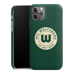 DeinDesign iPhone 12 Pro Handy Premium Case Smartphone Handyh&uuml;lle Schutzh&uuml;lle matt 80 Jahre Official Licensed Product Vfl Wolfsburg Premium Case