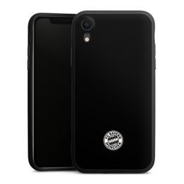 DeinDesign iPhone Xr Handy Premium Silikon H&uuml;lle Handyh&uuml;lle schwarz Case Official Licensed Product Fcb Fc Bayern M&uuml;nchen Silikon Premium Case