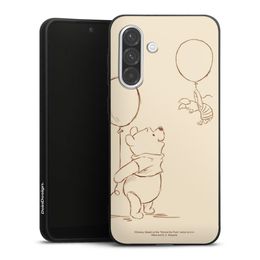 DeinDesign Galaxy A36 5G Handy Premium Silikon H&uuml;lle Handyh&uuml;lle schwarz Case Disney Official Licensed Product Winnie The Pooh Silikon Premium Case