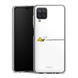DeinDesign Galaxy A12 Handy Silikon H&uuml;lle Case transparent Handyh&uuml;lle Peanuts Children Official Licensed Product Silikon Case