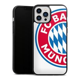 DeinDesign iPhone 13 Pro Max Handy Silikon H&uuml;lle Case schwarz Handyh&uuml;lle Logo Fc Bayern M&uuml;nchen Fcb