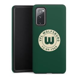 DeinDesign Galaxy S20 FE Handy Panzer Handyh&uuml;lle robuste Outdoor H&uuml;lle Schutzh&uuml;lle matt Vfl Wolfsburg Official Licensed Product 80 Jahre Tough Case