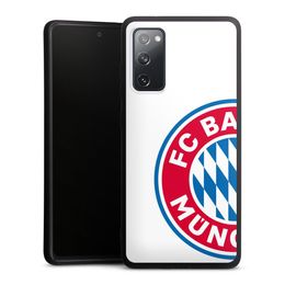 DeinDesign Galaxy S20 FE Handy Premium Silikon H&uuml;lle Handyh&uuml;lle schwarz Case Logo Fcb Fc Bayern M&uuml;nchen Silikon Premium Case