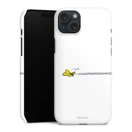 DeinDesign iPhone 15 Plus Handy Premium Case Smartphone Handyh&uuml;lle Schutzh&uuml;lle gl&auml;nzend Peanuts Official Licensed Product Children Premium Case