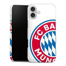 DeinDesign iPhone 16 Plus Handy Premium Case Smartphone Handyh&uuml;lle Schutzh&uuml;lle matt Logo Fc Bayern M&uuml;nchen Fcb Premium Case