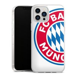 DeinDesign iPhone 13 Pro Max Handy Silikon H&uuml;lle Case transparent Handyh&uuml;lle Logo Fc Bayern M&uuml;nchen Fcb Silikon Case