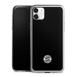DeinDesign iPhone 11 Handy Slim Case Silikon Handyh&uuml;lle transparent H&uuml;lle extra d&uuml;nn Official Licensed Product Fcb Fc Bayern M&uuml;nchen Silikon Slim Case