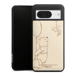 DeinDesign Google Pixel 8 Handy Premium Silikon H&uuml;lle Handyh&uuml;lle schwarz Case Disney Official Licensed Product Winnie The Pooh Silikon Premium Case