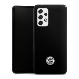 DeinDesign Galaxy A53 5G Handy Silikon H&uuml;lle Case schwarz Handyh&uuml;lle Fc Bayern M&uuml;nchen Fcb Official Licensed Product