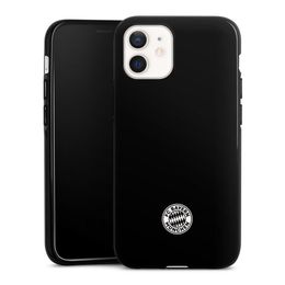 DeinDesign iPhone 12 mini Handy Silikon H&uuml;lle Case schwarz Handyh&uuml;lle Official Licensed Product Fc Bayern M&uuml;nchen Fcb