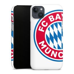 DeinDesign iPhone 14 Plus Handy Premium Case Smartphone Handyh&uuml;lle Schutzh&uuml;lle gl&auml;nzend Logo Fc Bayern M&uuml;nchen Fcb Premium Case