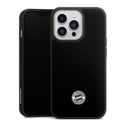 DeinDesign iPhone 13 Pro Handy Premium Silikon H&uuml;lle Handyh&uuml;lle schwarz Case Official Licensed Product Fcb Fc Bayern M&uuml;nchen Silikon Premium Case