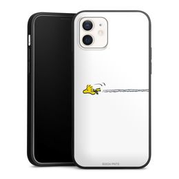 DeinDesign iPhone 12 Handy Premium Silikon H&uuml;lle Handyh&uuml;lle schwarz Case Peanuts Official Licensed Product Children Silikon Premium Case