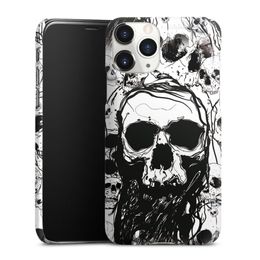 DeinDesign iPhone 11 Pro Handy Premium Case Smartphone Handyh&uuml;lle Schutzh&uuml;lle gl&auml;nzend Halloween Totenkopf Skulls Premium Case
