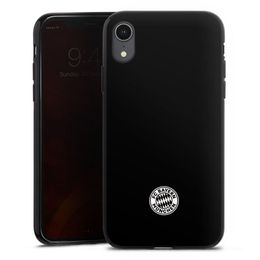DeinDesign iPhone Xr Handy Silikon H&uuml;lle Case schwarz Handyh&uuml;lle Official Licensed Product Fcb Fc Bayern M&uuml;nchen