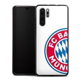 DeinDesign Huawei P30 Pro Handy Silikon H&uuml;lle Case schwarz Handyh&uuml;lle Logo Fc Bayern M&uuml;nchen Fcb