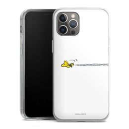 DeinDesign iPhone 12 Pro Max Handy Silikon H&uuml;lle Case transparent Handyh&uuml;lle Peanuts Official Licensed Product Children Silikon Case
