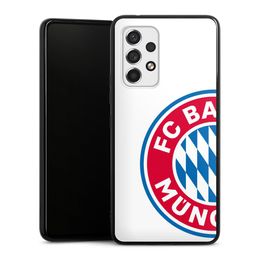 DeinDesign Galaxy A53 5G Handy Silikon H&uuml;lle Case schwarz Handyh&uuml;lle Logo Fcb Fc Bayern M&uuml;nchen