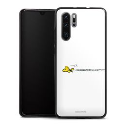 DeinDesign Huawei P30 Pro Handy Silikon H&uuml;lle Case schwarz Handyh&uuml;lle Peanuts Official Licensed Product Children