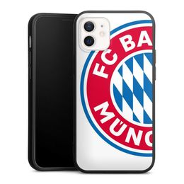 DeinDesign iPhone 12 mini Handy Premium Silikon H&uuml;lle Handyh&uuml;lle schwarz Case Logo Fc Bayern M&uuml;nchen Fcb Silikon Premium Case