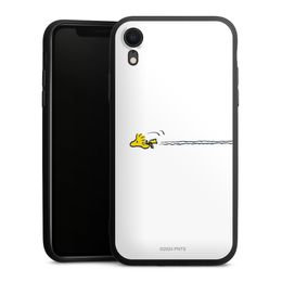 DeinDesign iPhone Xr Handy Premium Silikon H&uuml;lle Handyh&uuml;lle schwarz Case Peanuts Official Licensed Product Children Silikon Premium Case