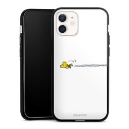 DeinDesign iPhone 12 mini Handy Silikon H&uuml;lle Case schwarz Handyh&uuml;lle Peanuts Official Licensed Product Children
