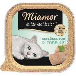 Katzenfutter 'Milde Mahlzeit' Gefl&uuml;gel und Forelle 100 g