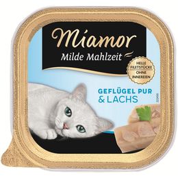 Katzenfutter 'Milde Mahlzeit' Gefl&uuml;gel und Lachs 100 g