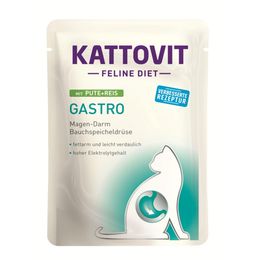 Katzenfutter 'Feline Diet' Gastro Pute und Reis 85 g