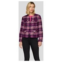 Jackenblazer Rabe "Jacke", Damen, Gr. 38, violett, 53%Polyacryl, 25%Polyester, 16%Baumwolle, 3%Polyamid, 3%Viskose, 95%Viskose, 5%Elastan, Blazer