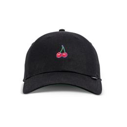 Snapback Cap Djinns "Djinns Dad Cap DNC Cherry", Herren, Gr. onesize, schwarz, 100% Baumwolle, Caps