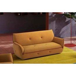 2,5-Sitzer Egoitaliano "Yuki, extravagantes Design und h&ouml;chster Sitzkomfort, tolle Details", orange (viareggio, fuchsia), B:200cm H:85cm T:90cm, Microfaser BOUNCE (80% Polyamid, 20% Elastan), Sofas, Solit&auml;rm&ouml;bel, mit bioelasatische MIcrofaser BOUNCE bezogen