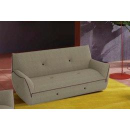2,5-Sitzer Egoitaliano "Yuki, extravagantes Design und h&ouml;chster Sitzkomfort, tolle Details", braun (mastice, fuchsia), B:200cm H:85cm T:90cm, Microfaser BOUNCE (80% Polyamid, 20% Elastan), Sofas, Solit&auml;rm&ouml;bel, mit bioelasatische MIcrofaser BOUNCE bezogen