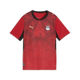 Trainingsshirt Puma "&Auml;gypten Heimtrikot Jugendliche", Jungen, Gr. 128, rot intense, Obermaterial: 100% Polyester. Kragen: 100% Polyester. Einsatz: 100% Polyester, regular fit, Rundhals, Shirts