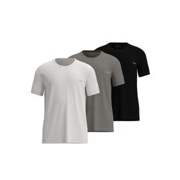 T-Shirt Tom Tailor "T-Shirt Shirt 1/2 Rundhals 3P 3er Pack", Damen, Gr. L, schwarz, Obermaterial: 100% Baumwolle CO., Shirts T-Shirt