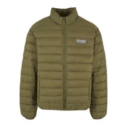 Winterjacke Karl Kani "Karl Kani Karl Kani Sport Patch Light Puffer Jacket", Herren, Gr. L, olive, 100% Polyester, mehrfarbig, normal, amerikanischer Ausschnitt, Jacken Winterjacke